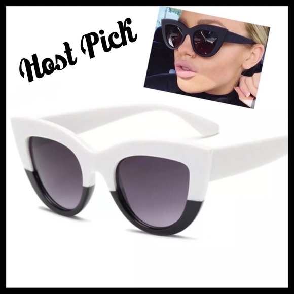 Charlie💋s | Accessories | Hpwhite Magic29 Wide Frame Sunnies | Poshmark